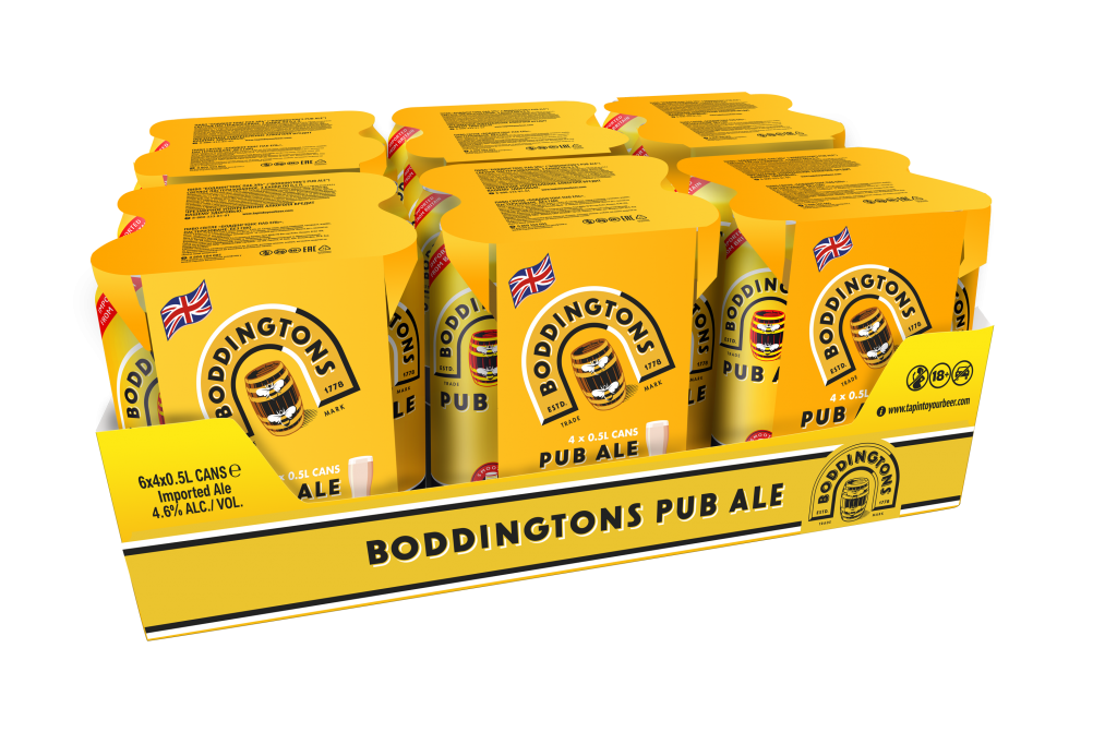AB InBev оновила упаковку бренда Boddingtons на більш дружню до природи ...